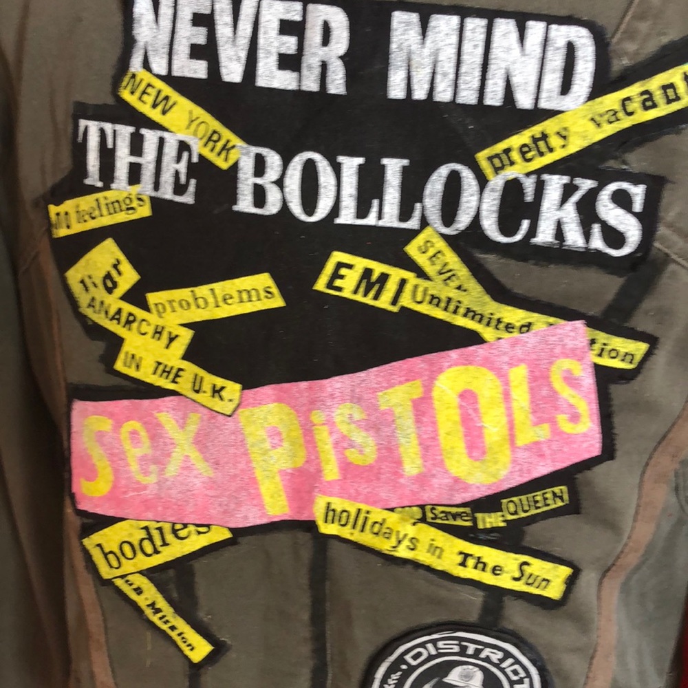 Sex Pistols Military Cut Punk Jacket Gem